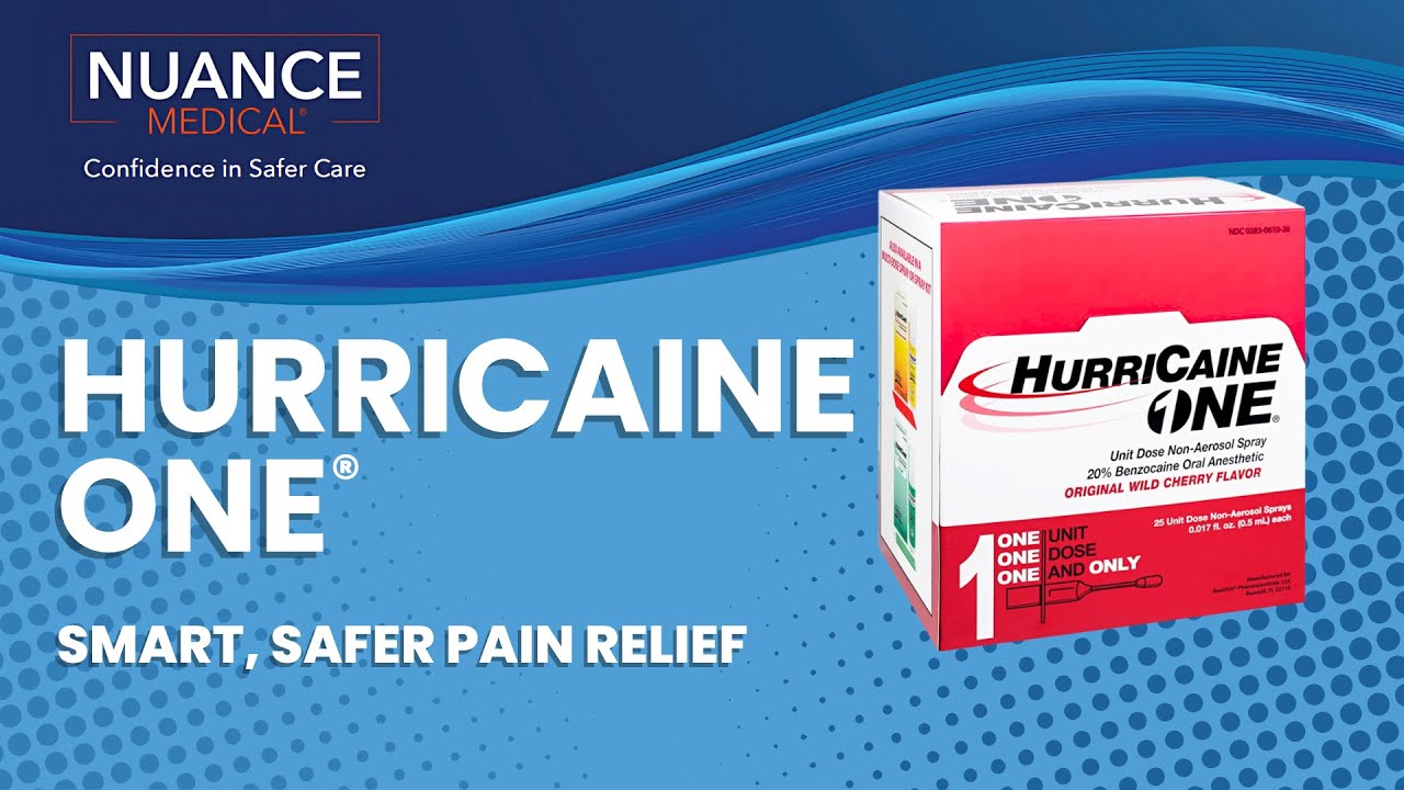 HurriCaine ONE® Benzocaine | Fast, Relief | Nuance Medical